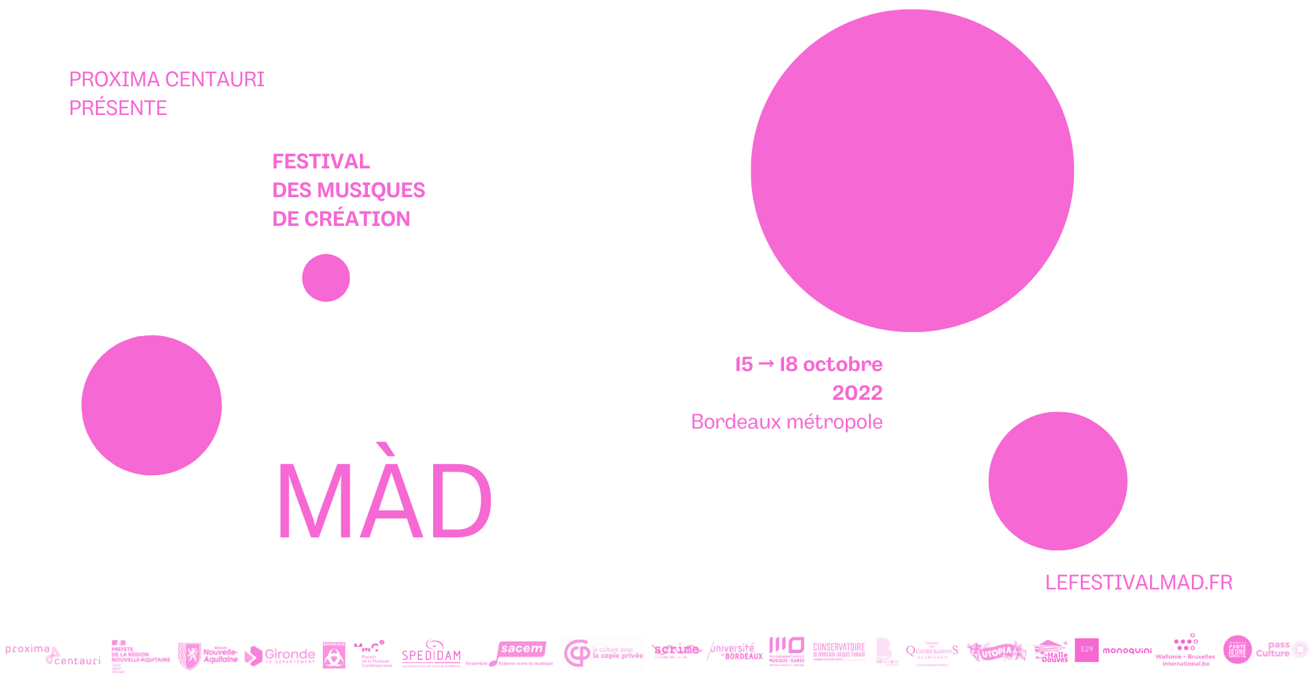 MÀD revient pour une 3ème édition - Proxima Centauri